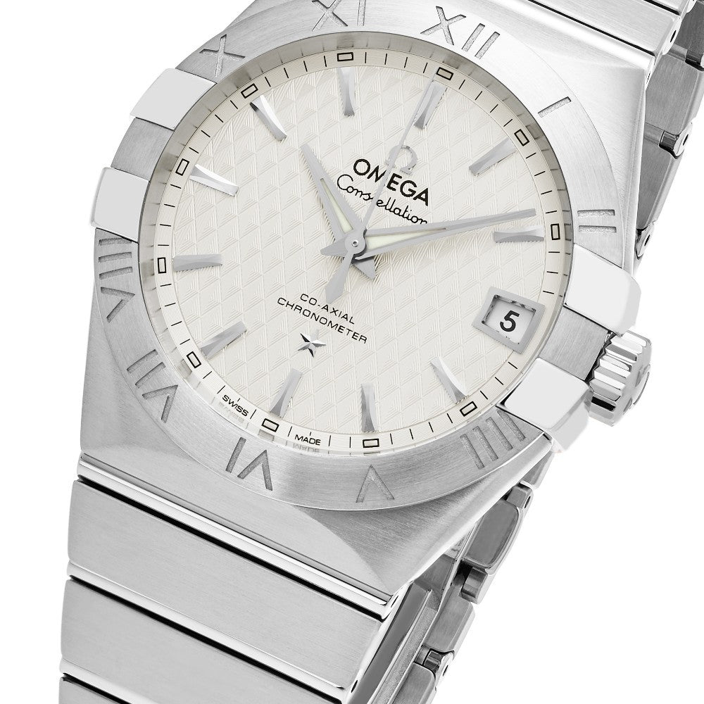 Buy Omega Men's Constellation Silver Dial Swiss Automatic Watch Online ...